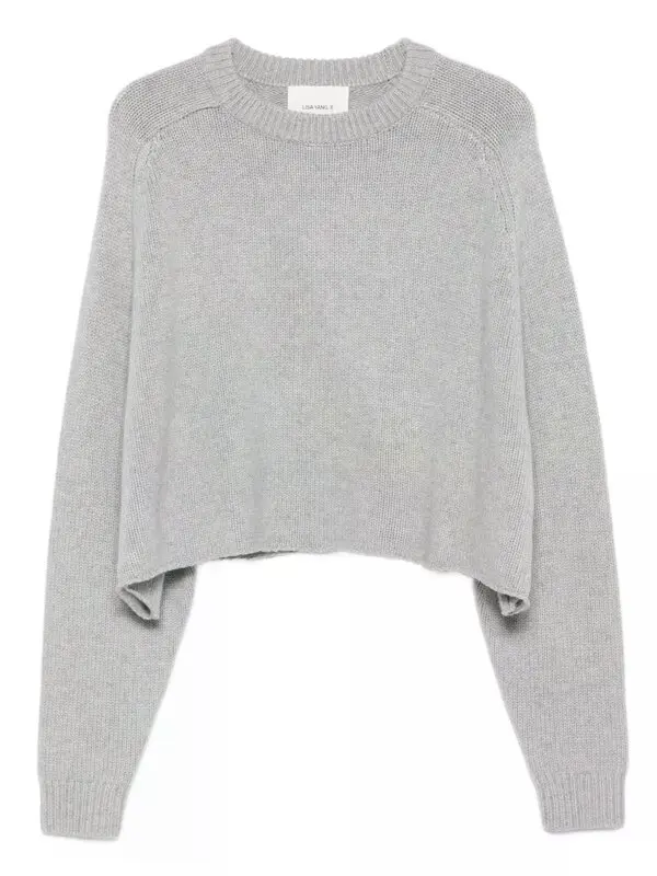 LISA YANG Cropped Round-neck Jumper