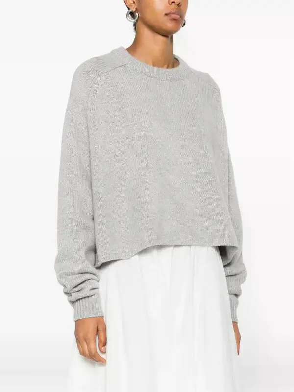 LISA YANG Cropped Round-neck Jumper