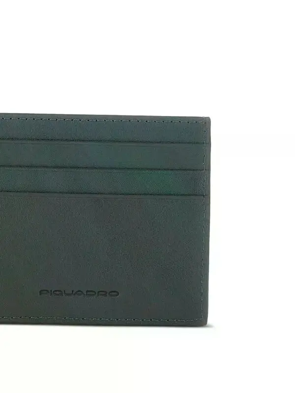 PIQUADRO Multi-compartment Leather Cardholder
