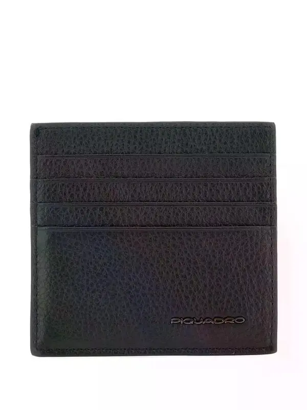 PIQUADRO Logo-plaque Cardholder - Black