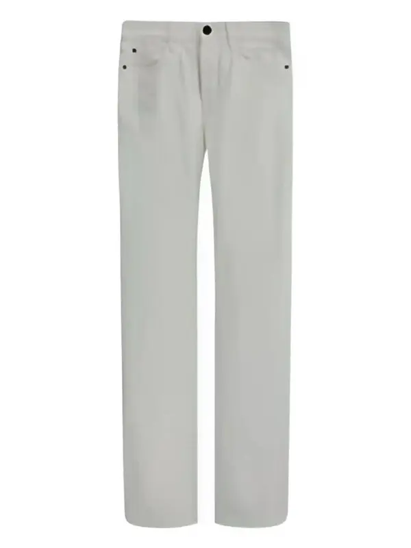Loro Piana Five-pocket Straight Leg Jeans - White