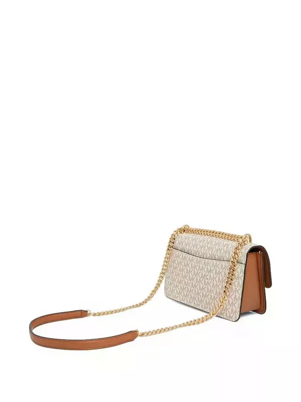 Michael Kors Monogram Flap Shoulder Bag