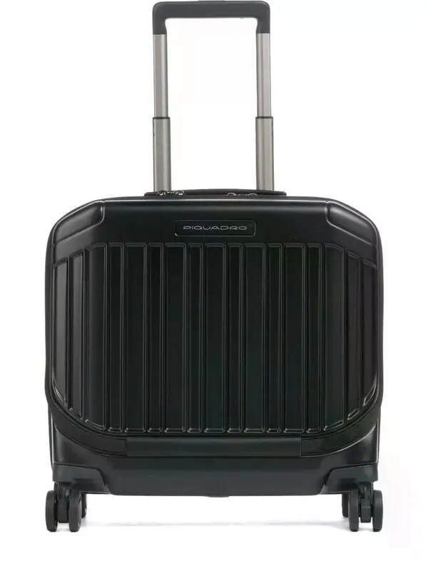 PIQUADRO Pilot Briefcase On Wheels - Black