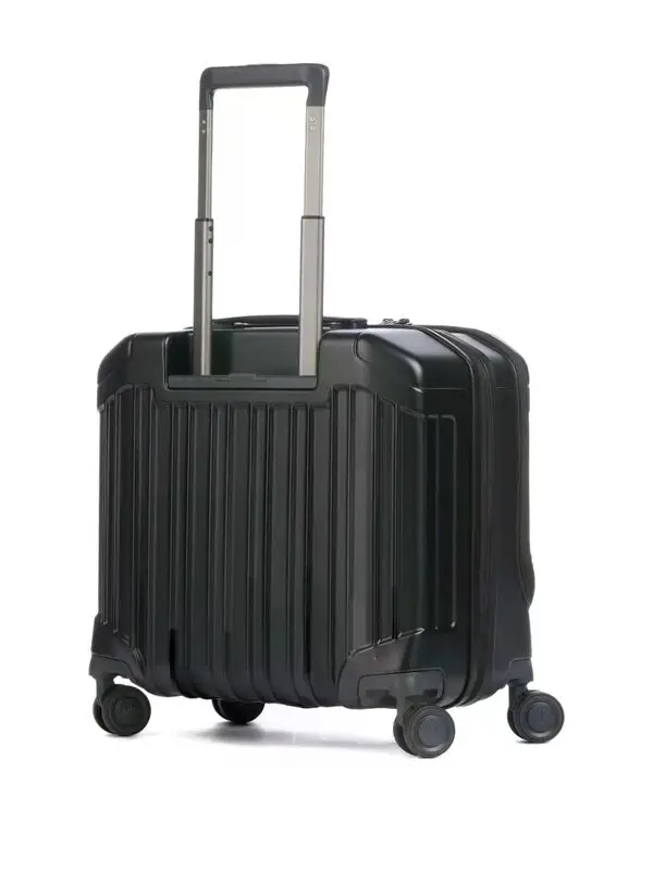 PIQUADRO Pilot Briefcase On Wheels - Black
