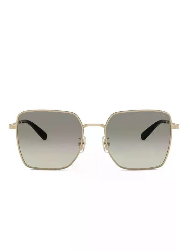 COACH® Square Frame Sunglasses - Gold