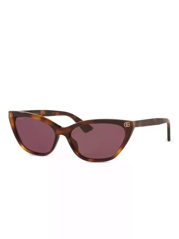 Gucci Logo-detail Cat-eye Sunglasses