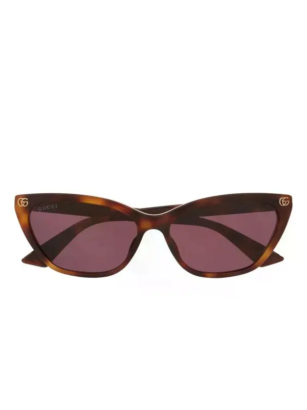 Gucci Logo-detail Cat-eye Sunglasses