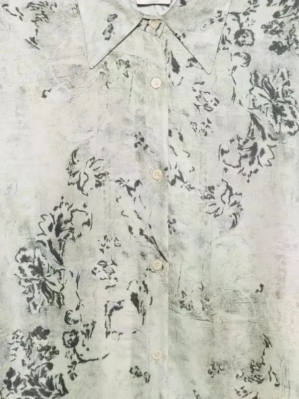 ALYSI Floral-print Shirt