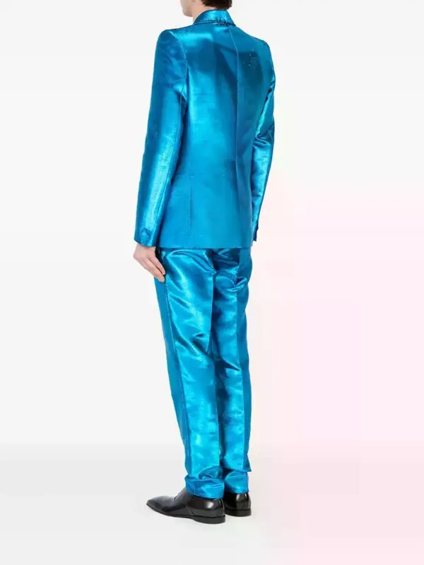 MAISON MARGIELA Metallic Shawl-lapel Blazer