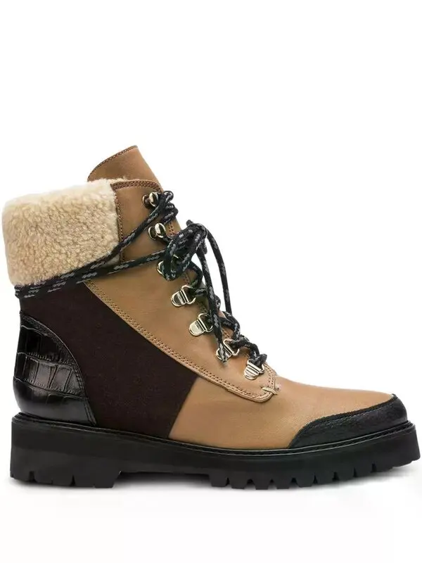 FLATTERED 40mm Selma Lace-up Combat Boots