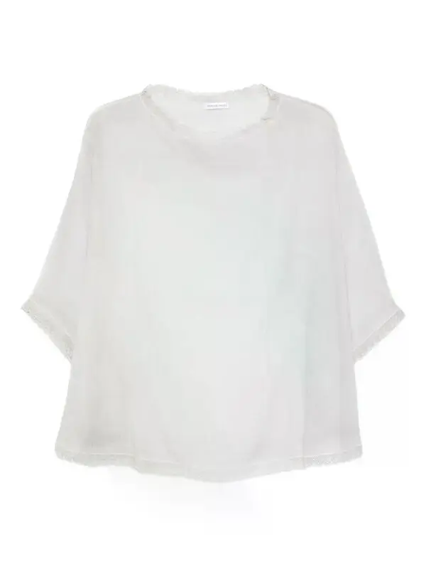 Faliero Sarti Lace Trim Blouse