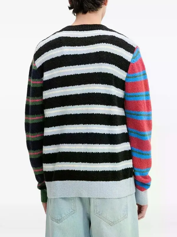 Desigual Striped Patchwork Cardigan