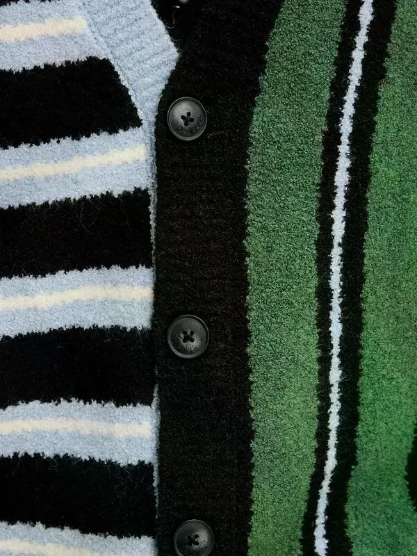 Desigual Striped Patchwork Cardigan