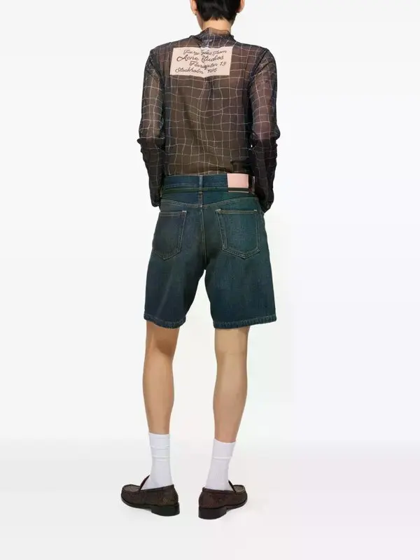 Acne Studios Cotton Denim Shorts