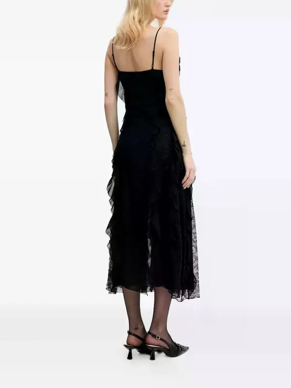 Miss Sixty Ruffled Midi Dress