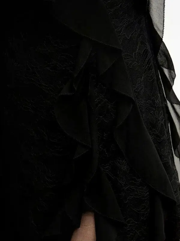 Miss Sixty Ruffled Midi Dress