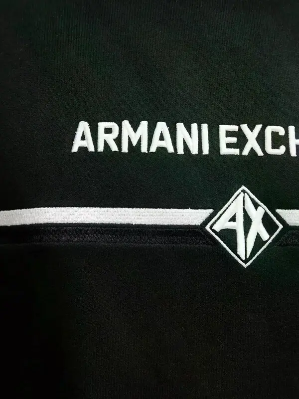 Armani Exchange Striped Logo Sweatshirt