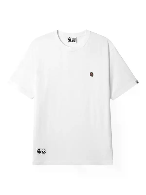 FINGERCROXX Logo-appliqué T-shirt - White