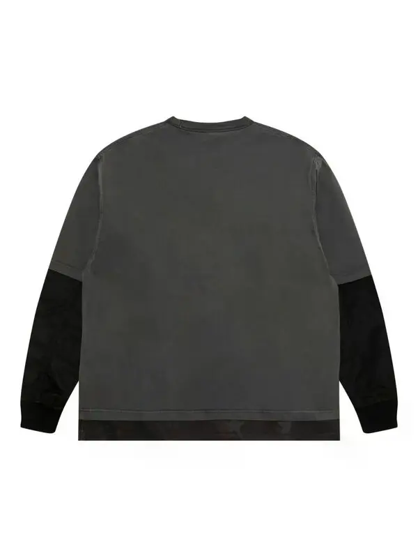 AAPE BY *A BATHING APE Contrast-panel Long-sleeve T-shirt