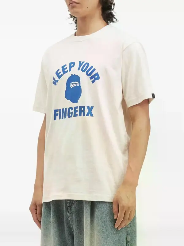 FINGERCROXX Slogan-print T-shirt