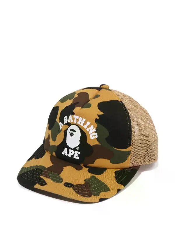 A BATHING APE Camo-print Mesh-back Cap