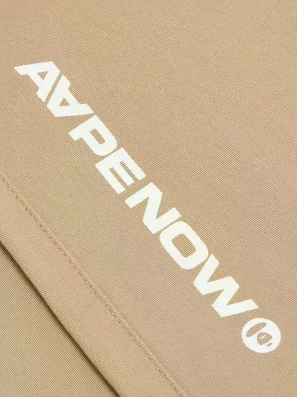 AAPE BY *A BATHING APE Ape Head Logo-plaque Trousers - Brown