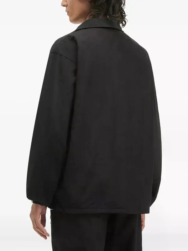 FINGERCROXX Buttoned Logo-patch Jacket