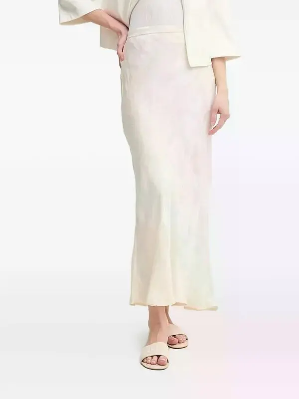 HOSS INTROPIA Embossed Satin Maxi Skirt