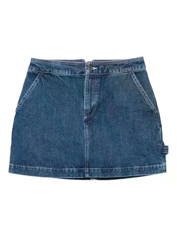 A.p.c. Pocketed A-line Denim Skirt