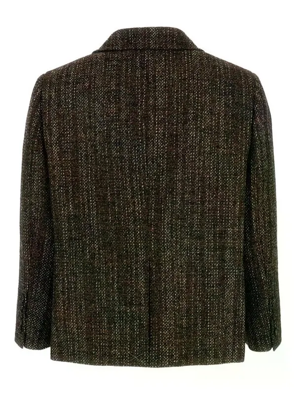 Fendi Tweed Double-breasted Jacket