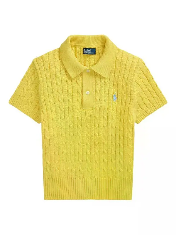 Polo Ralph Lauren Cable-knit Polo Top