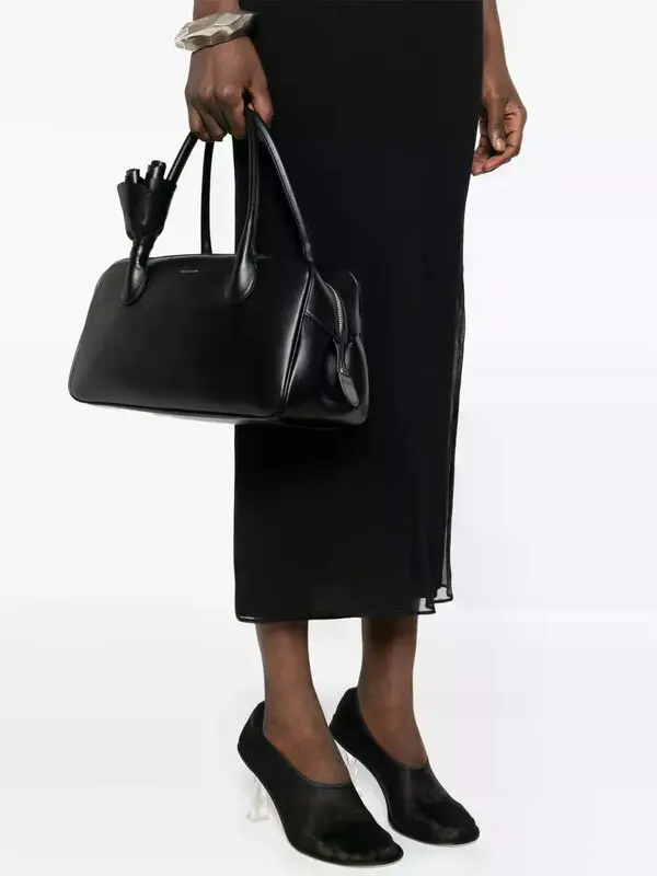 Wardrobe.NYC Ribbed Midi Skirt - Black