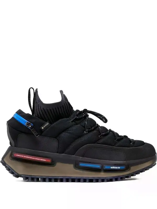 Adidas Nmd Runner Moncler Core Sneakers - Black | Editorialist