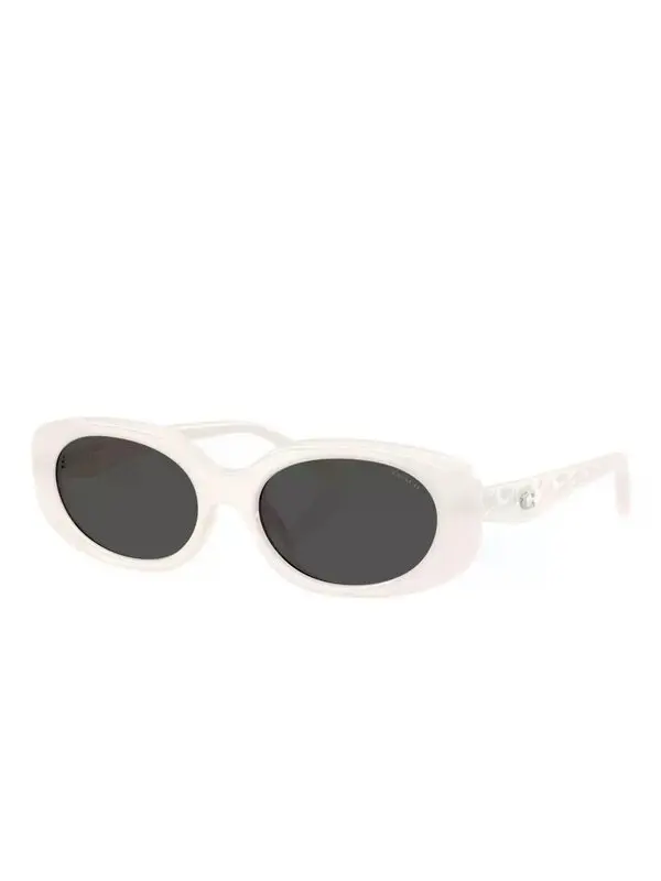 COACH Oval-frame Sunglasses - White