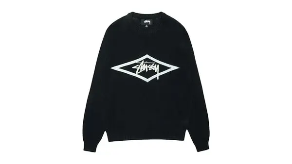 StÜssy Surf Team Sweater - Black