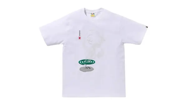 A BATHING APE Mosquito Coil Ape Head Tee Shirt - White