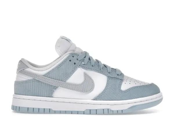 Nike Dunk Low Corduroy Sneakers - Light Armory Blue/football Grey/white