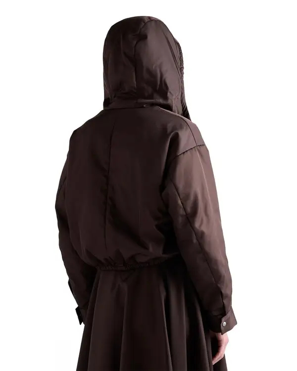 Prada Re-nylon Blouson Jacket - Brown