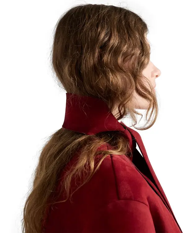 Prada Bonded Suede Jacket - Red