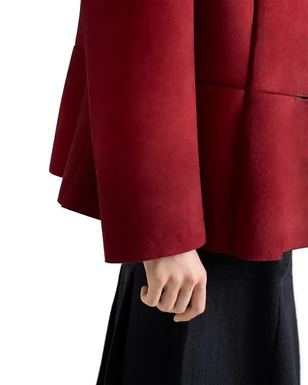 Prada Bonded Suede Jacket - Red