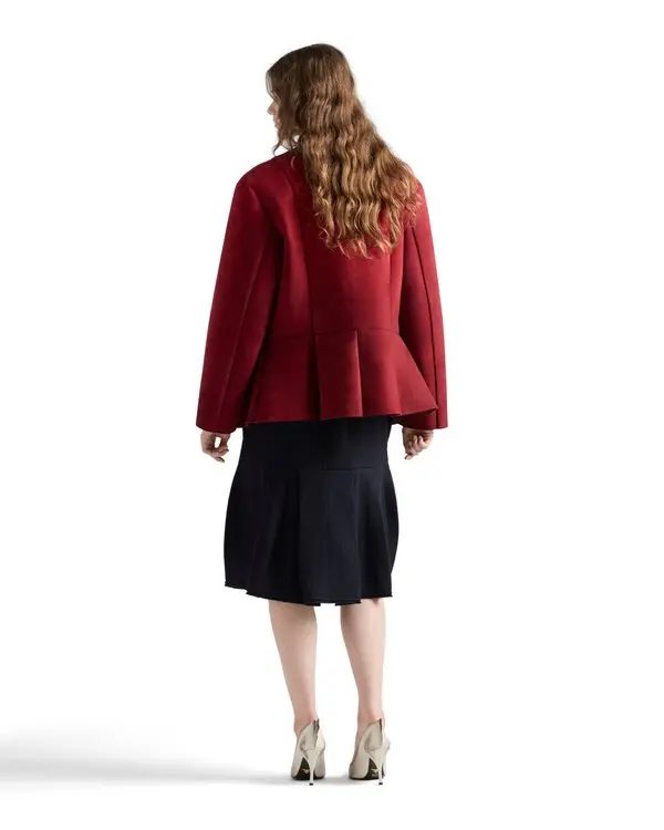 Prada Bonded Suede Jacket - Red