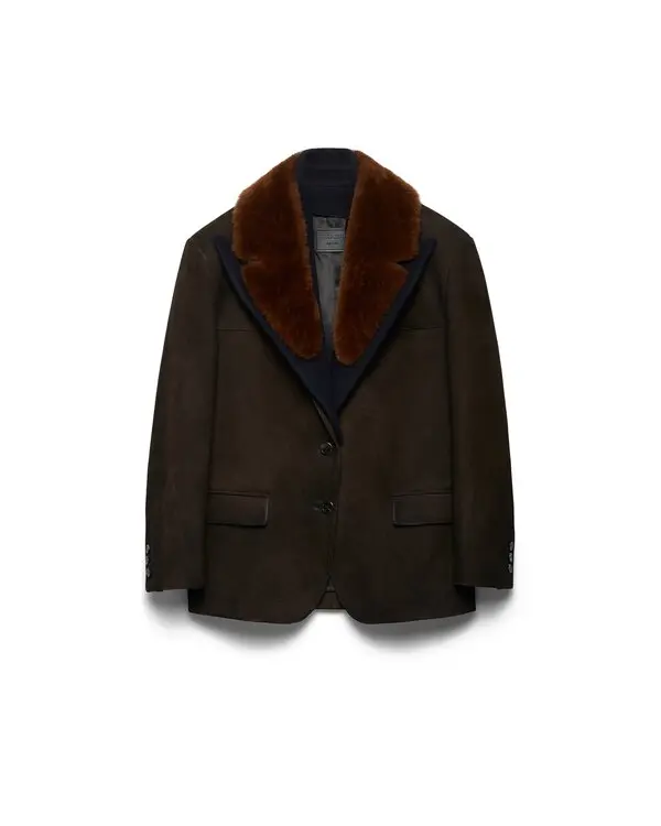 Prada Caban Jacket - Brown