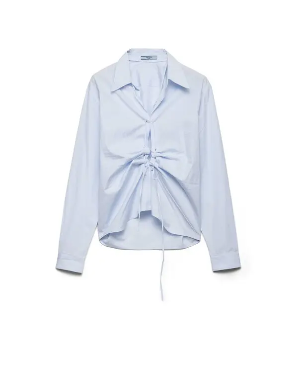 Prada Fil-à-fil Shirt - Light Blue