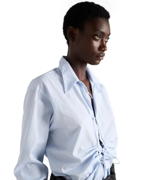 Prada Fil-à-fil Shirt - Light Blue