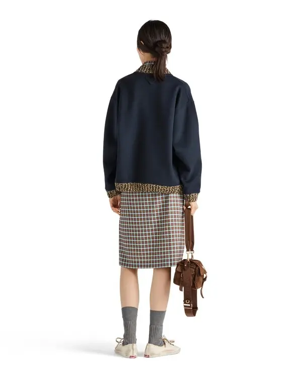 Prada Cashmere And Wool Bomber Jacket