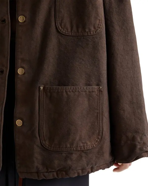 Prada Canvas Blouson Jacket - Brown