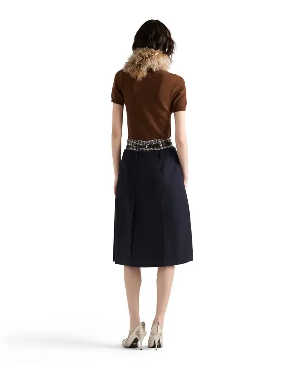 Prada Short-sleeved Cashmere Sweater