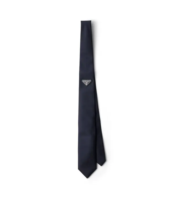 Prada Re-nylon Tie - Blue