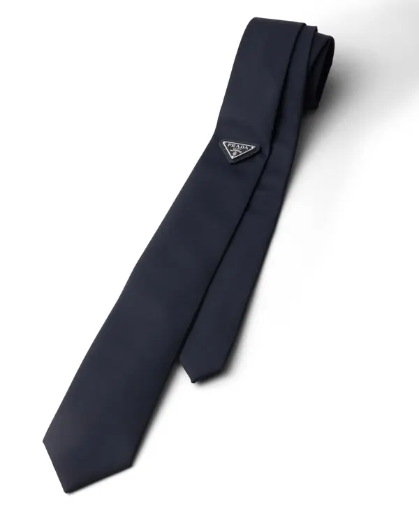 Prada Re-nylon Tie - Blue