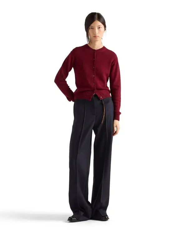 Prada Cashmere Cardigan - Red